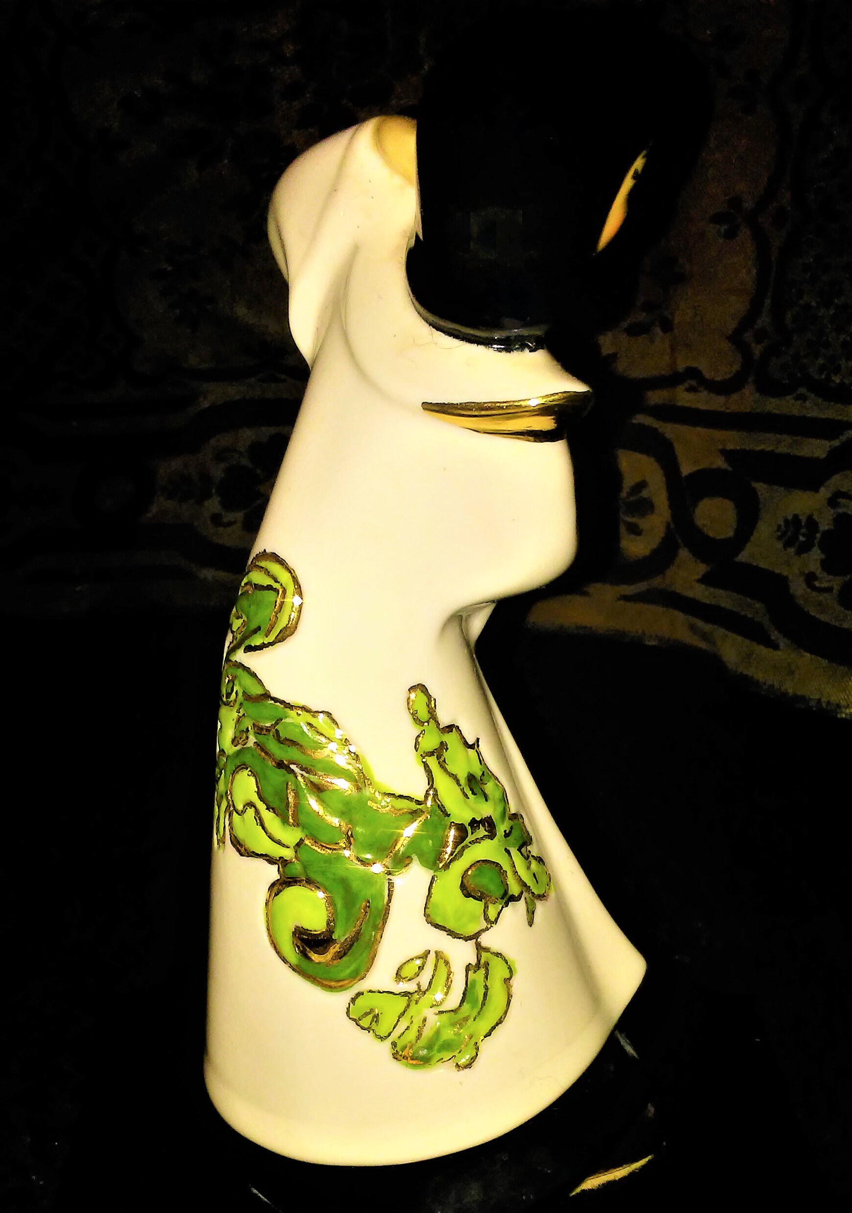 Vintage Japanese Porcelain Fan Dancer Figurine - Etsy