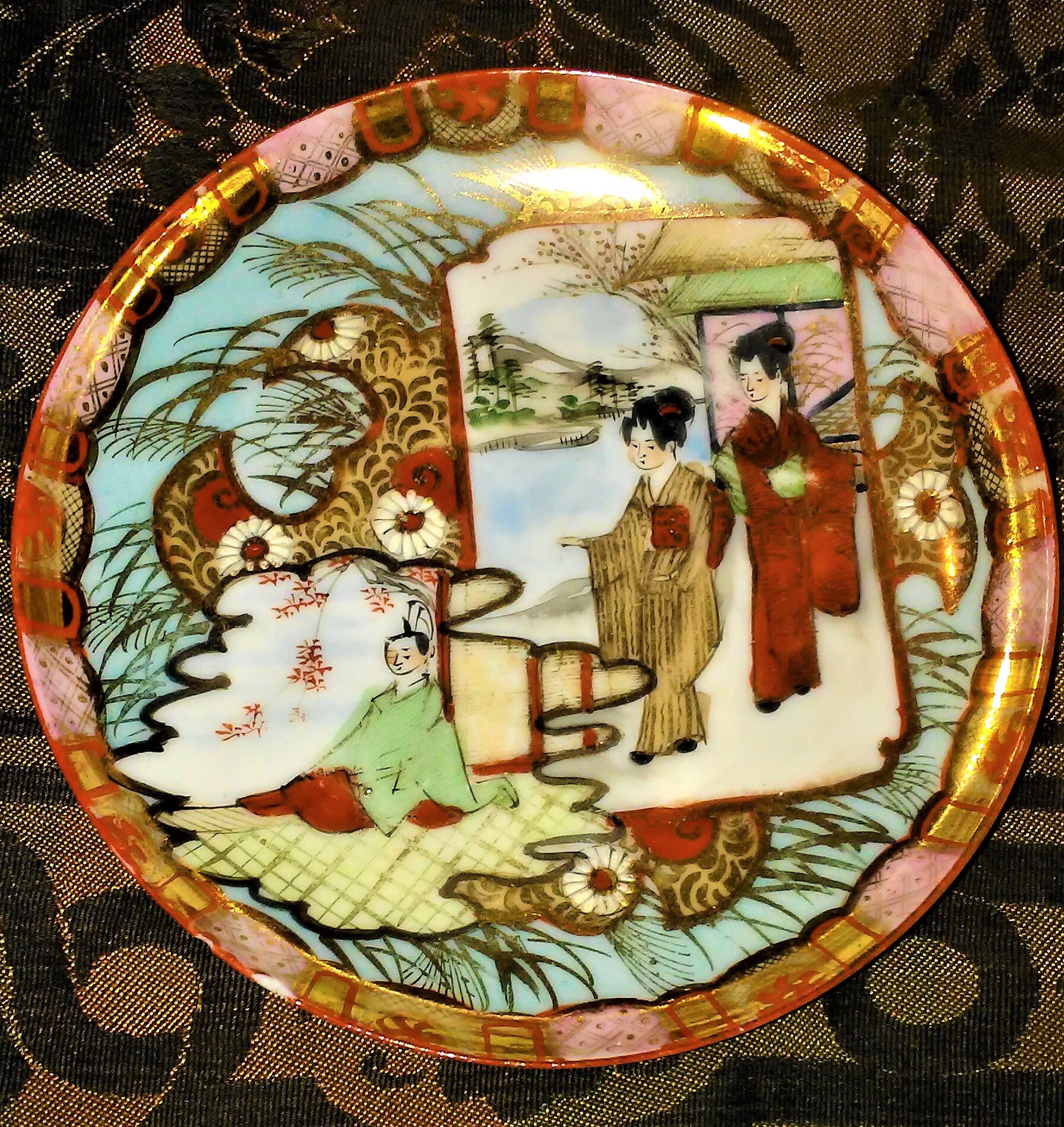 Antique Kutani Japanese Porcelain Plates - Etsy