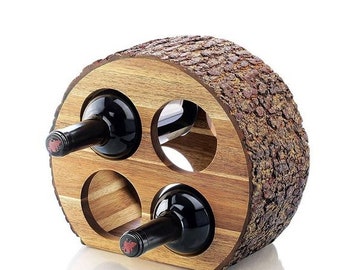 Wooden wine rack | Etsy