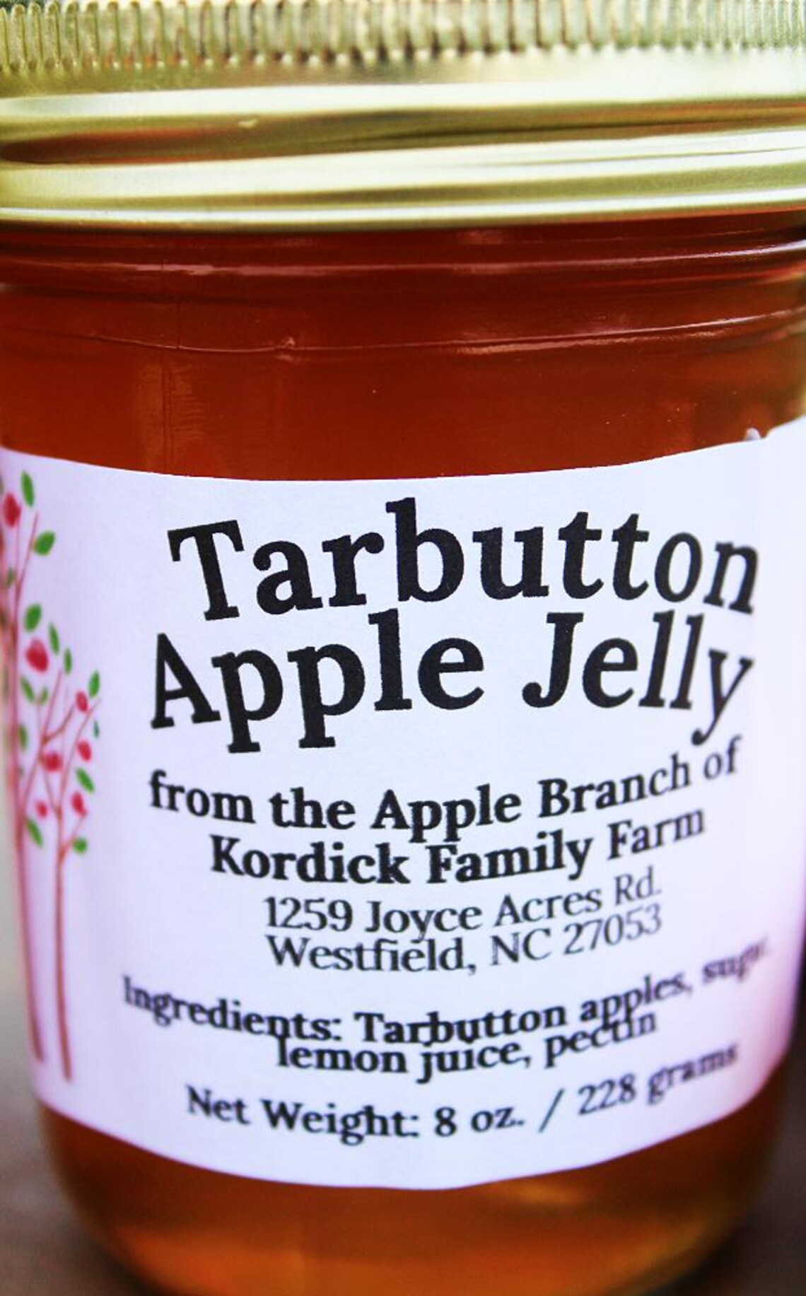 Tarbutton Apple Jelly - Etsy