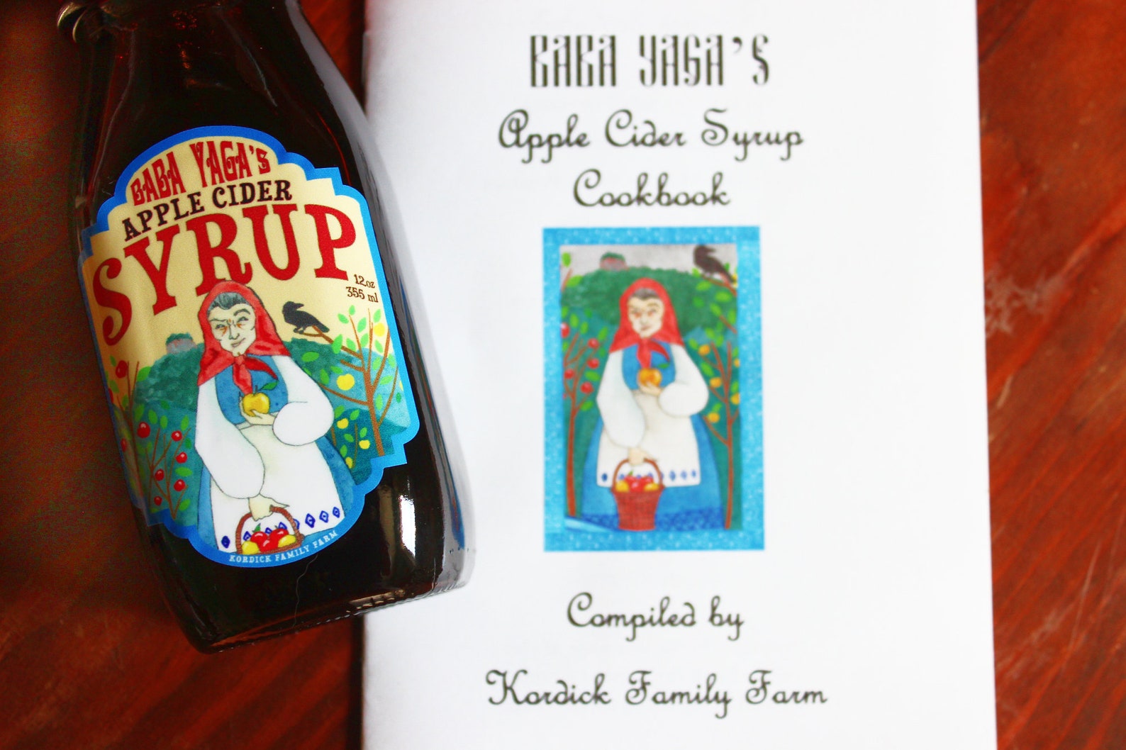 Baba Yaga's Apple Cider Syrup Cookbook - Etsy