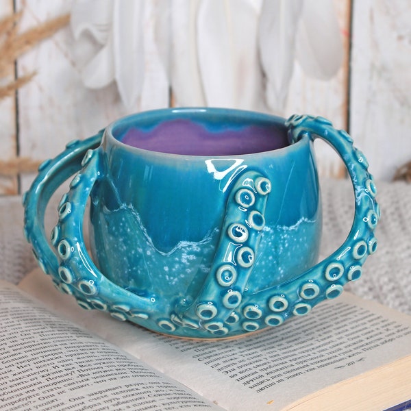Turquoise Octopus - Etsy