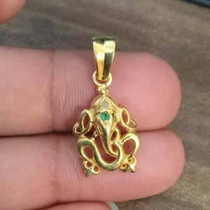 Ganesh Pendant Ruby Ganesh Locket, Unique Pendant, 925 Sterling Silver ...