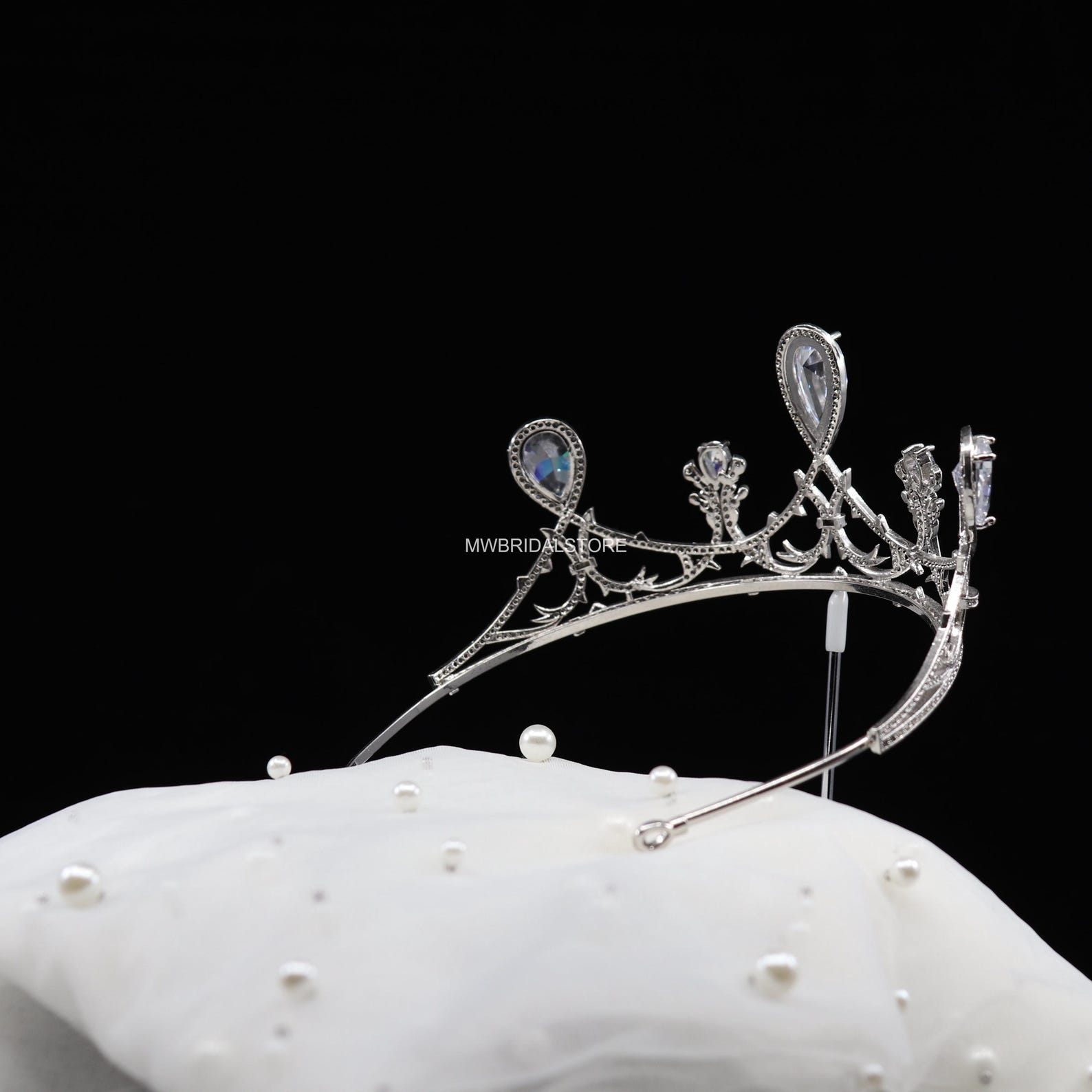 IRINA - WEDDING CROWN, Bridal Crown, Bridal Tiara, Wedding Tiara ...