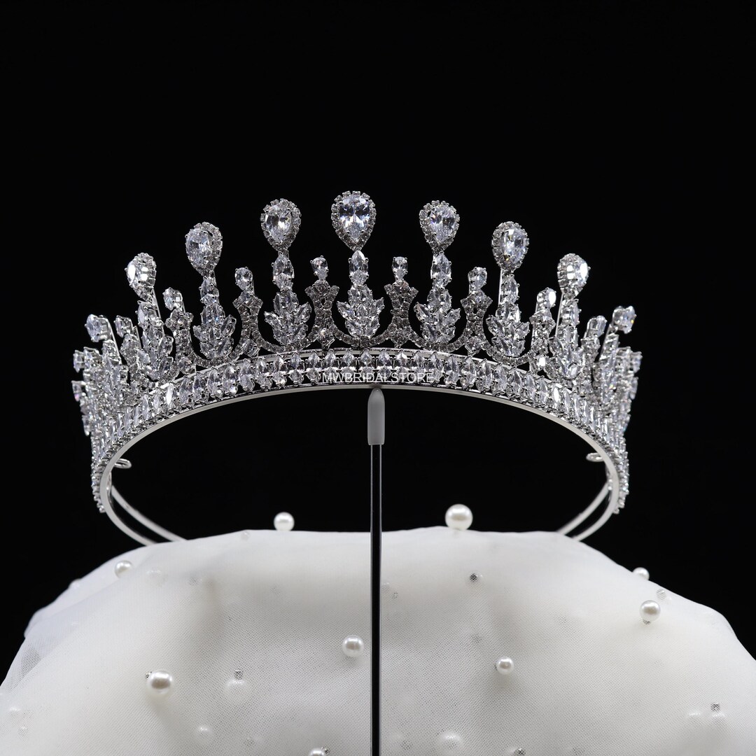 Wedding Tiara, Royal Tiaras, Rhinestone Tiara, Wedding Tiara Headpiece ...