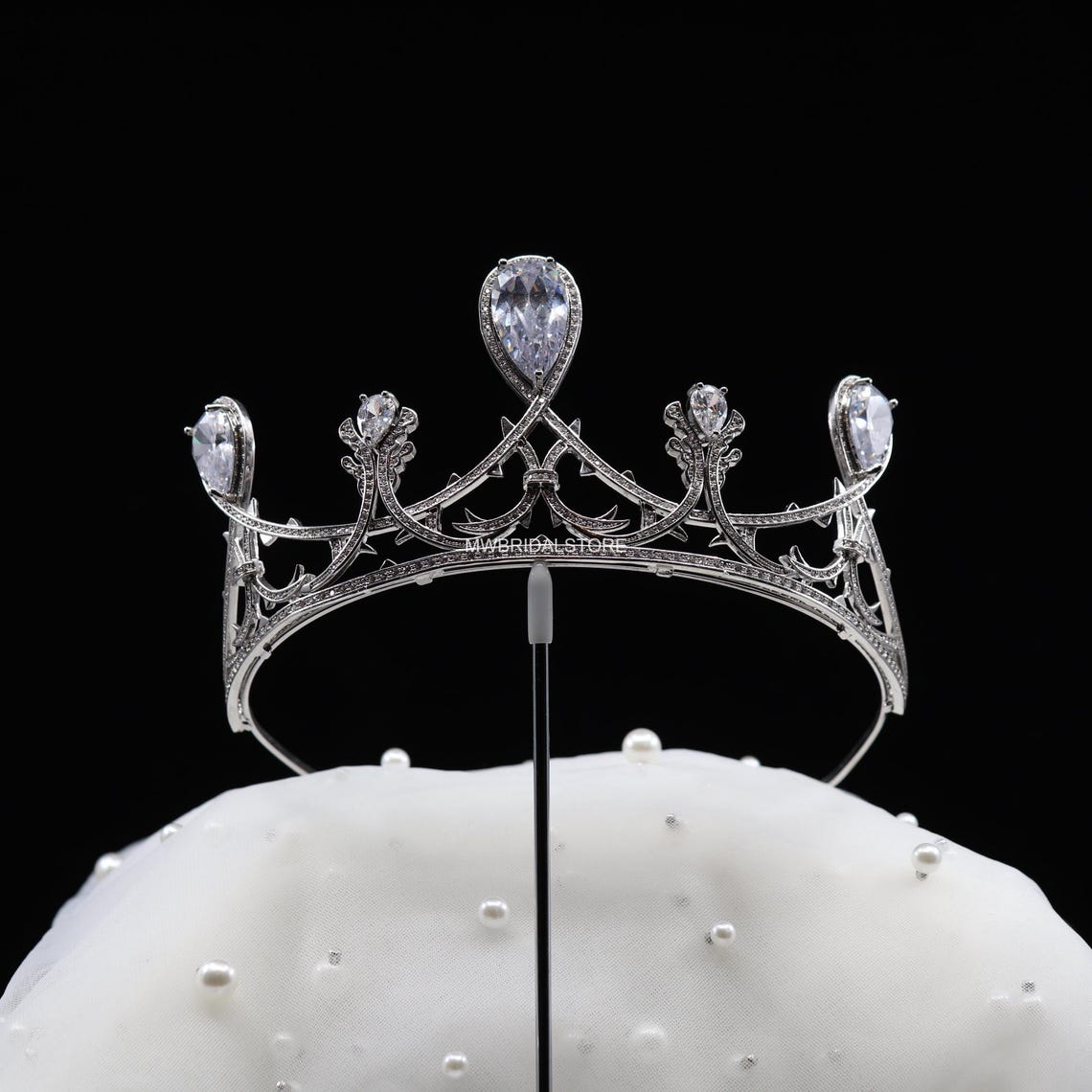 IRINA - WEDDING CROWN, Bridal Crown, Bridal Tiara, Wedding Tiara ...