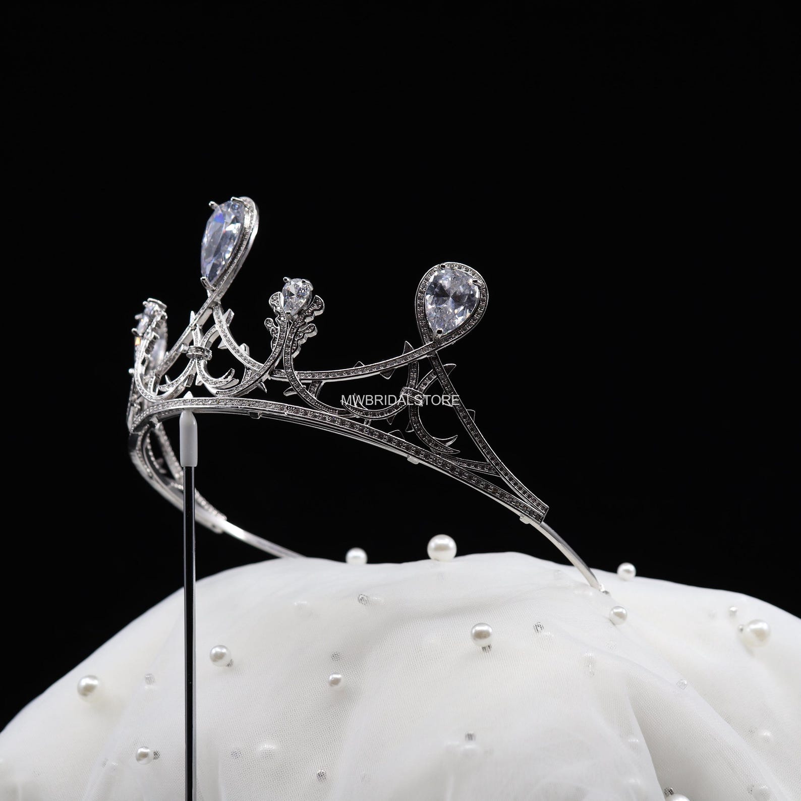 IRINA - WEDDING CROWN, Bridal Crown, Bridal Tiara, Wedding Tiara ...