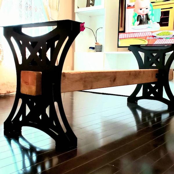 Live Edge Table Legs - Etsy