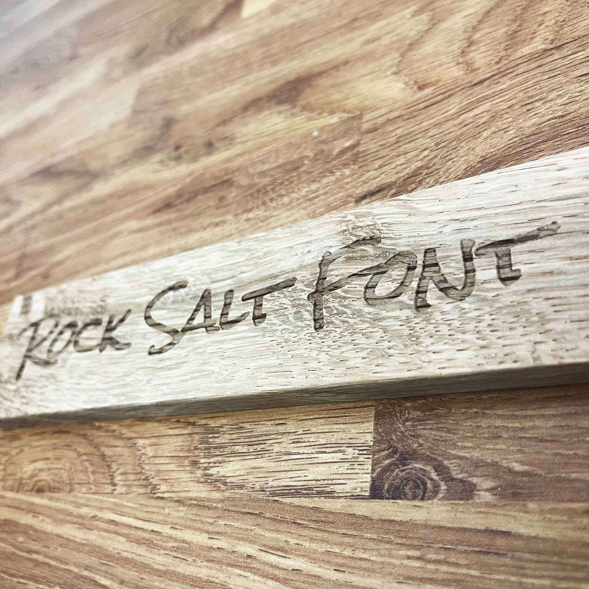 Personalised Solid Oak Wood Door Sign Wooden Name Sign - Etsy