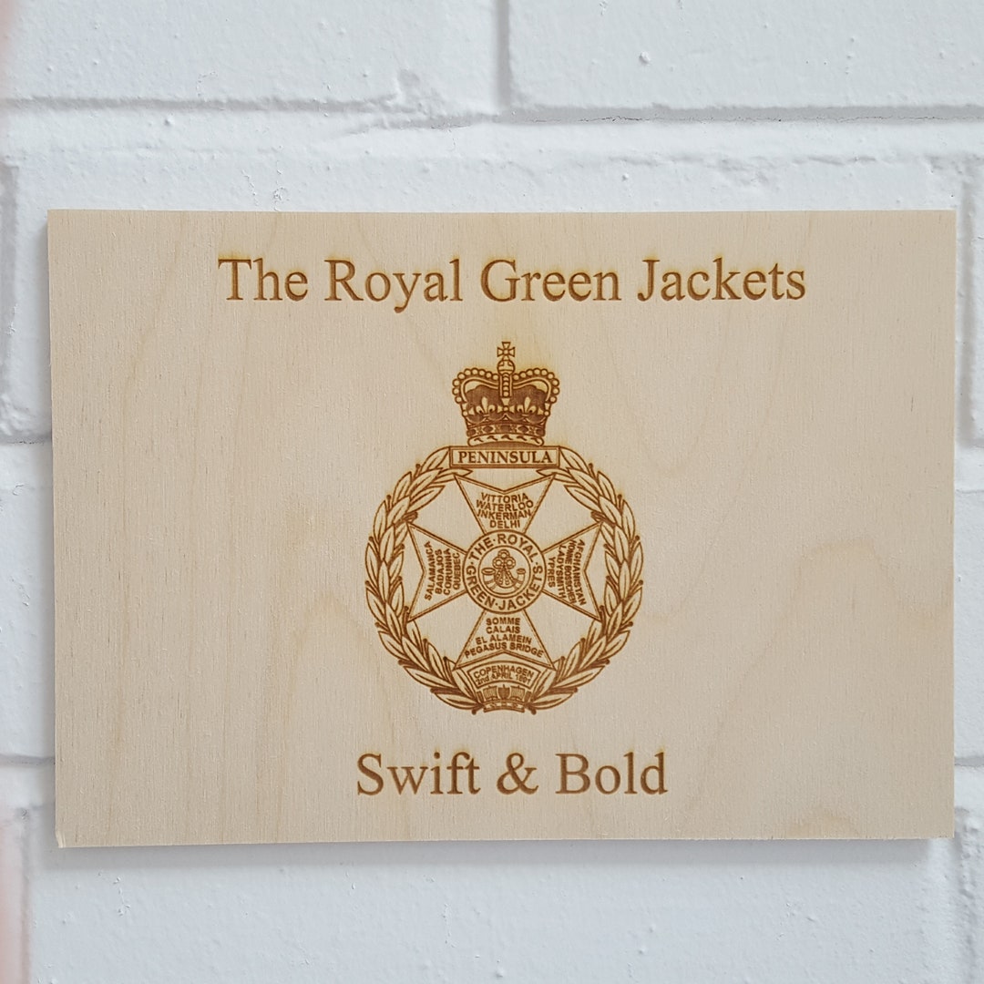 The Royal Green Jackets - Military RGJ - Light Infantry - A5 (14x21cm ...