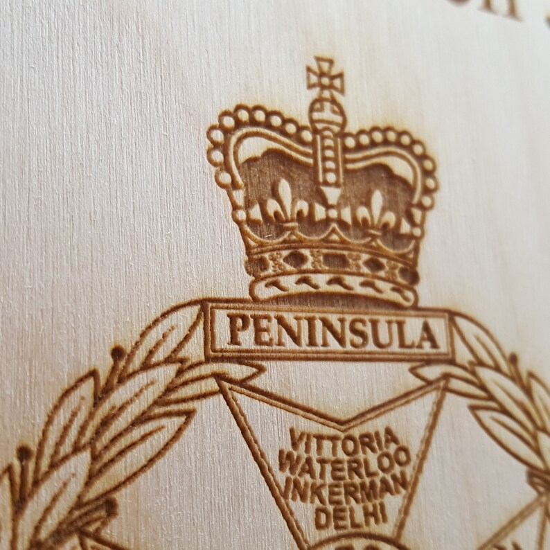 The Royal Green Jackets military RGJ Light Infantry A5 | Etsy UK