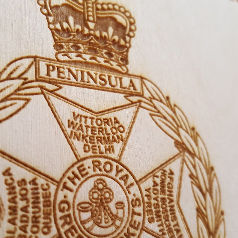 The Royal Green Jackets military RGJ Light Infantry A5 | Etsy UK