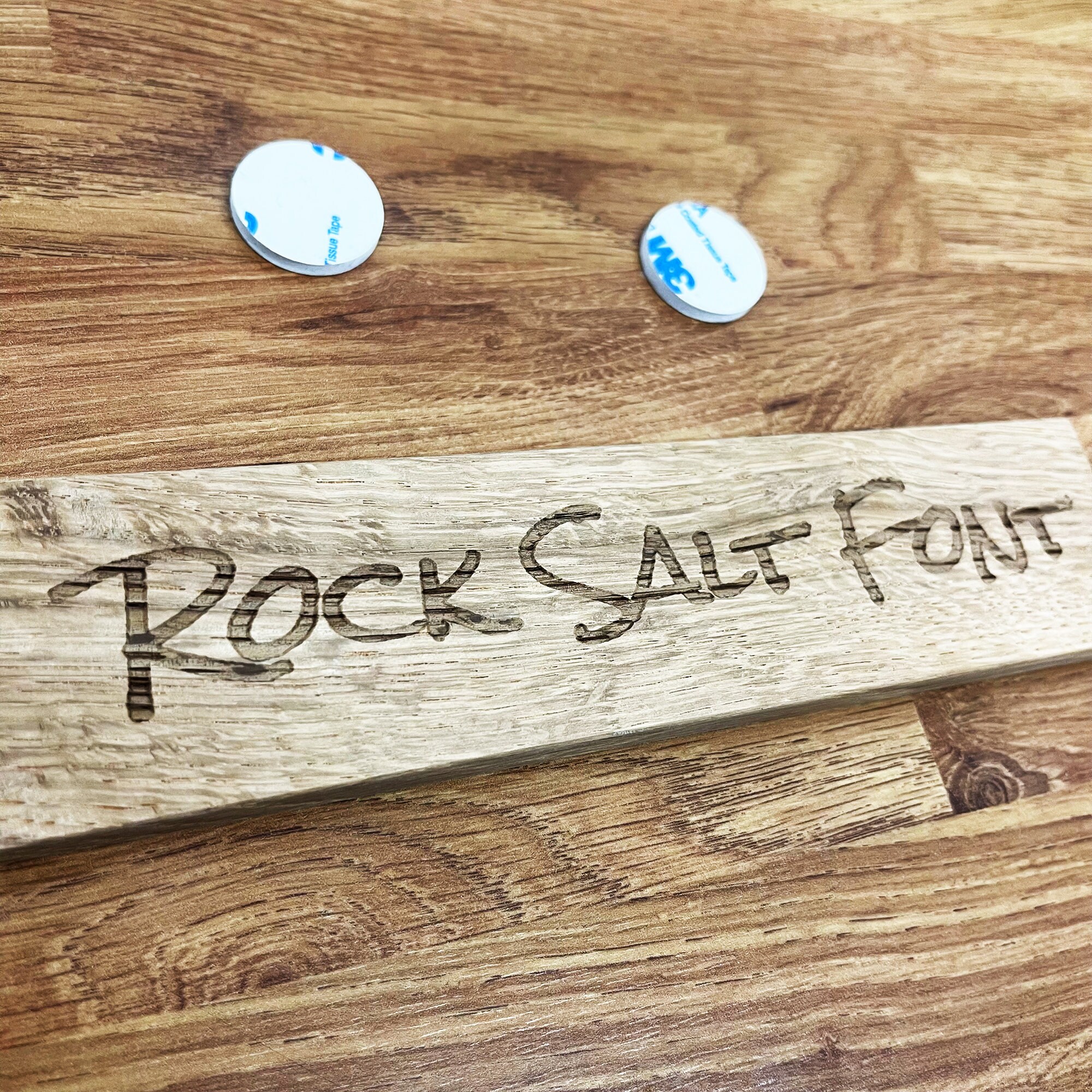 Personalised Solid Oak Wood Door Sign Wooden Name Sign - Etsy