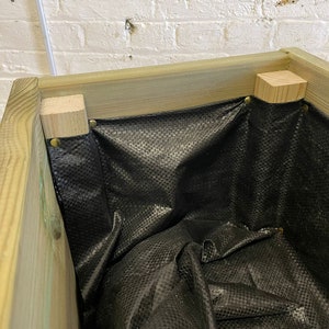 Woven Plastic Planter Liner 100gsm for Large Planters - Etsy