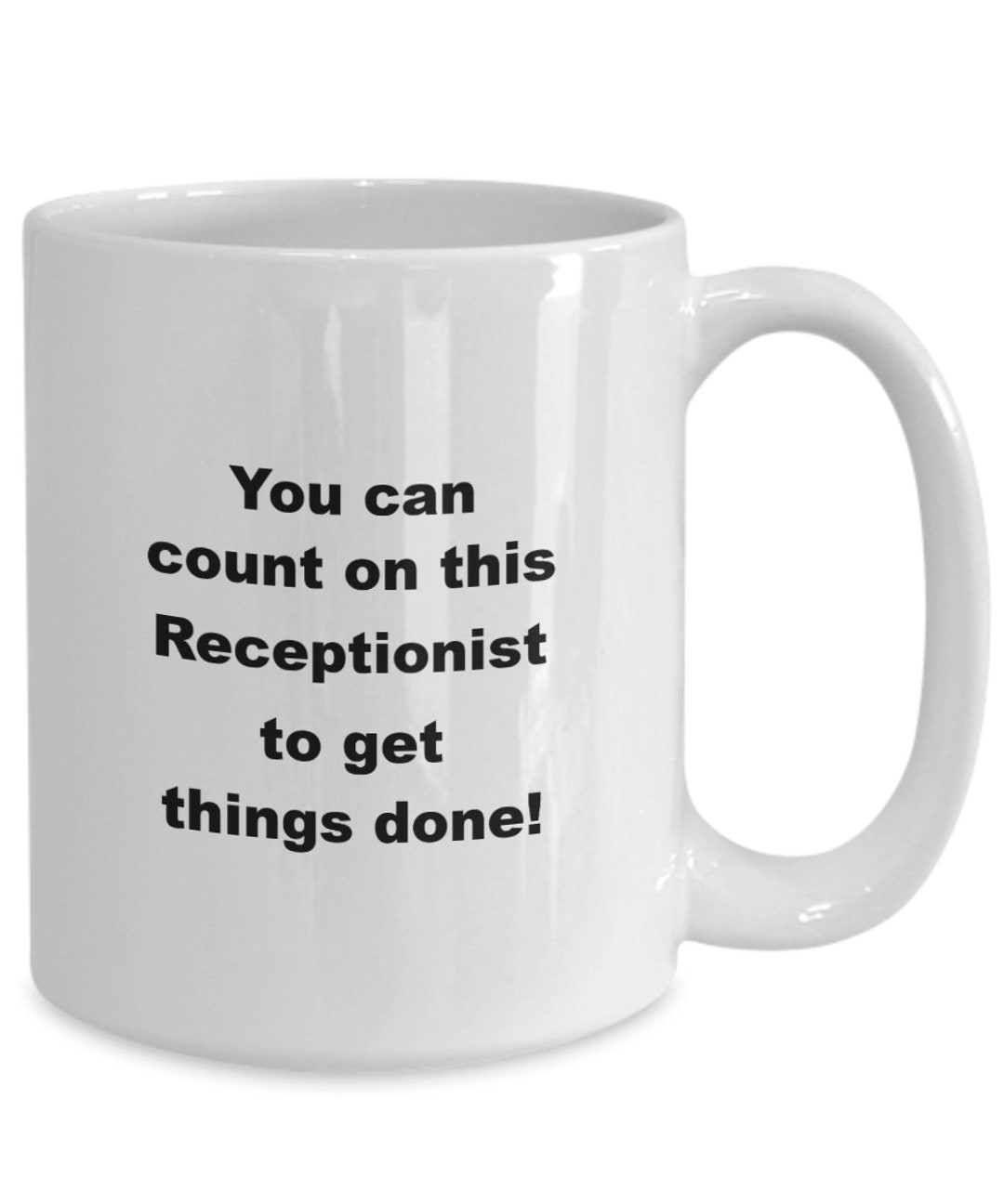 Receptionist Coffee Mug Gift for Receptionist Officemate Colleague - Etsy