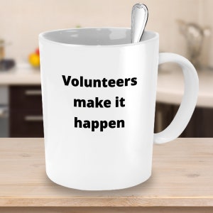Volunteer Appreciation Mug Gift for Volunteers Volunteer Thank You Gift ...