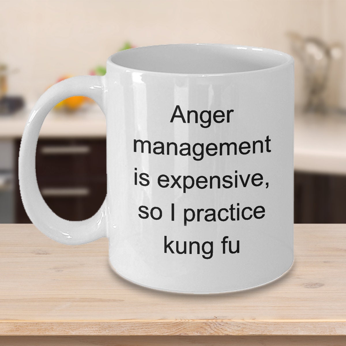 Anger management mug kung fu mug funny anger management gifts | Etsy