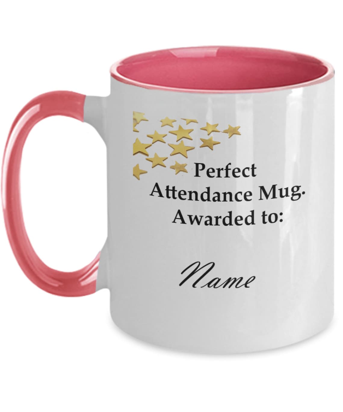 Custom Perfect Attendance Mug Special Gift for Office Worker - Etsy