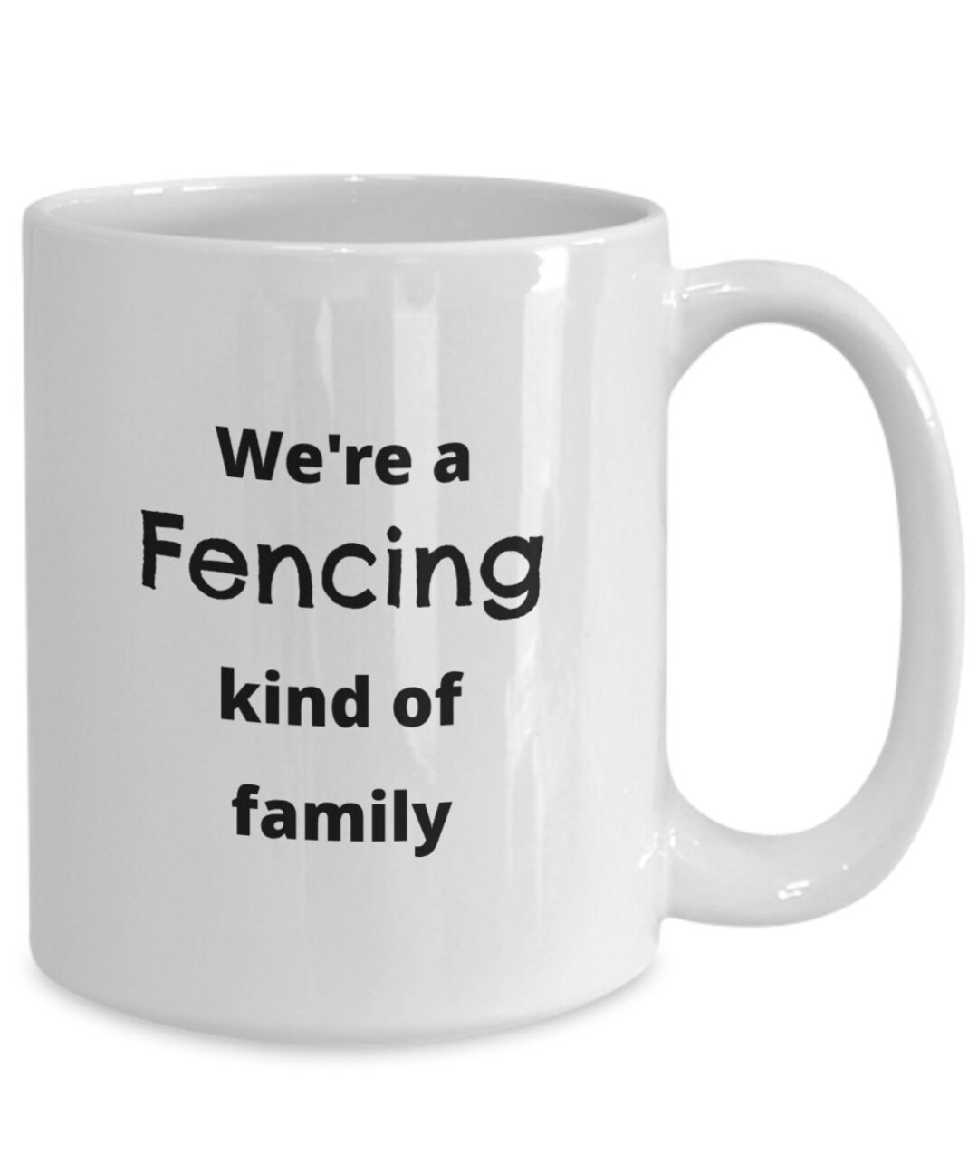 Fencing Family Coffee Mug Gift for Fencers Fans Supporters - Etsy