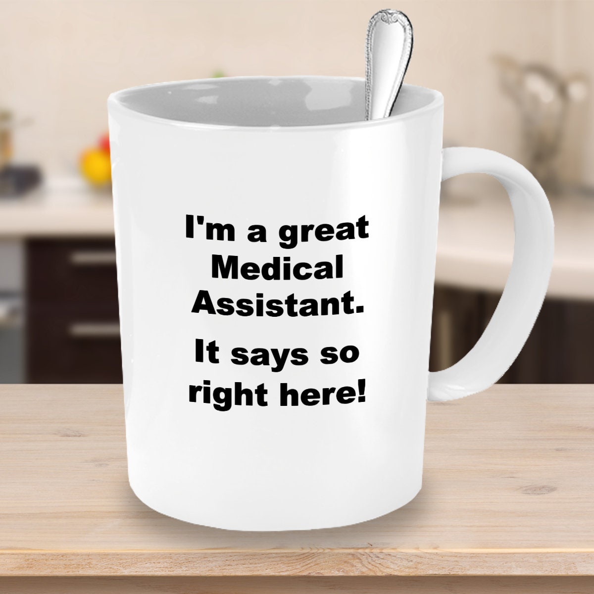 Great Medical Assistant Coffee Mug Gift for Medical Assistants MA ...