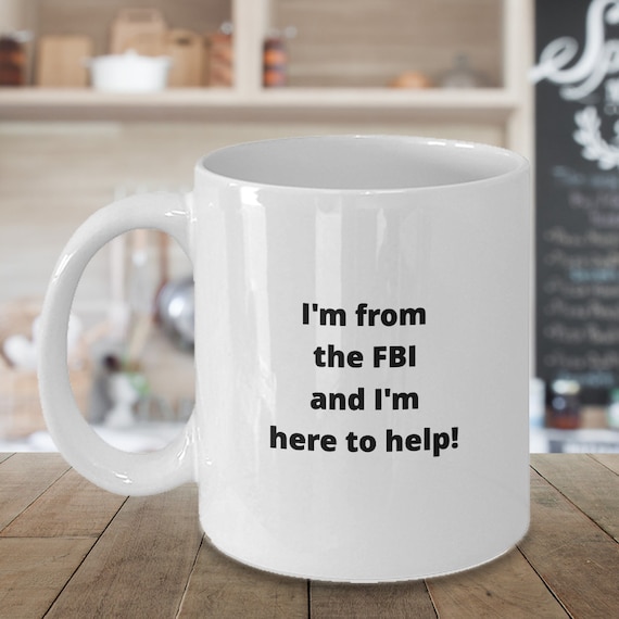 FBI mug gift idea for special agents coffee cup | Etsy