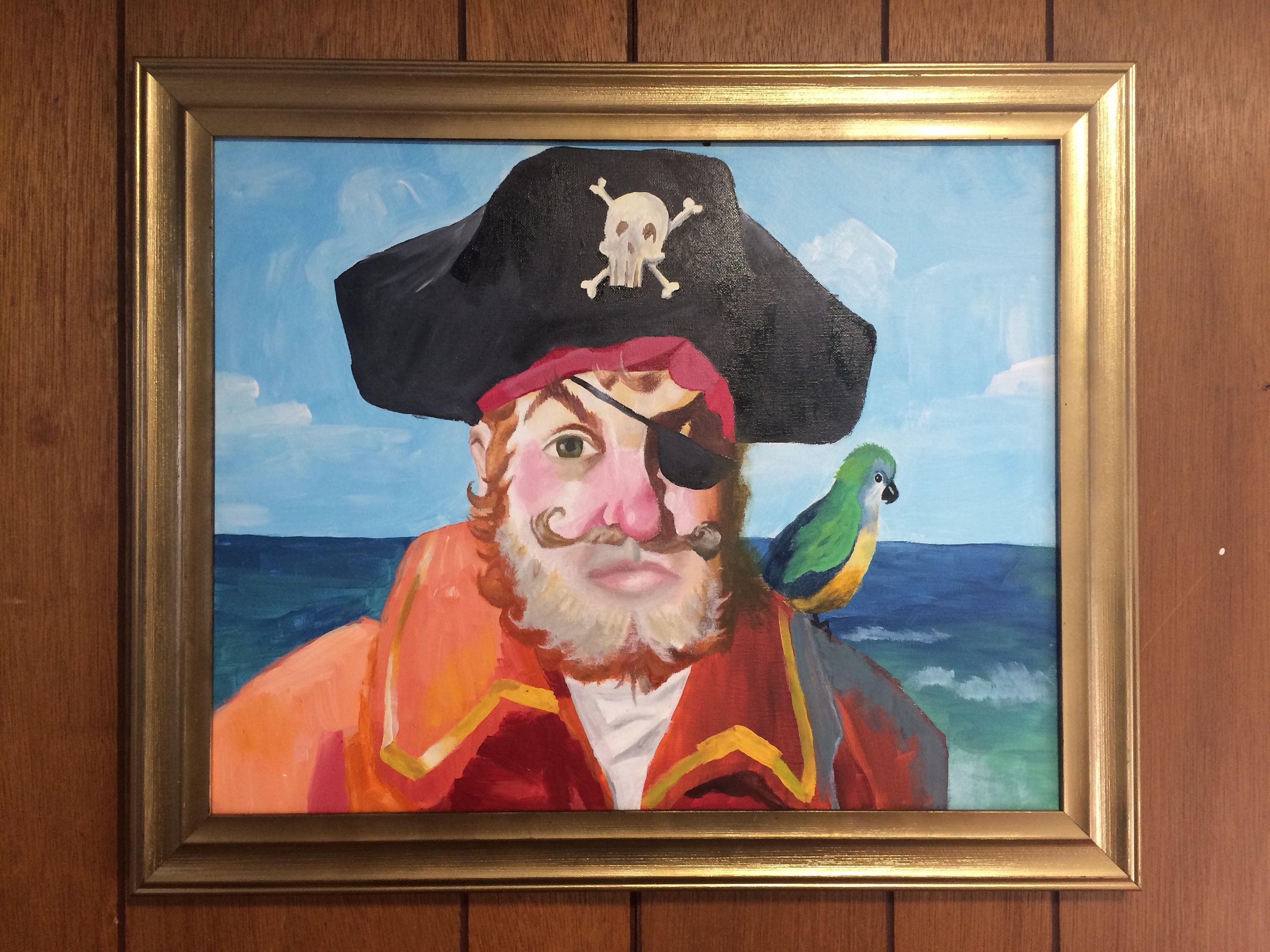Spongebob Pirate Painting