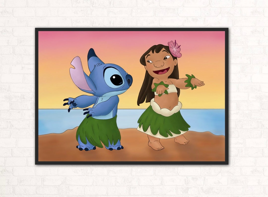 Lilo and Stitch Original Art - Etsy