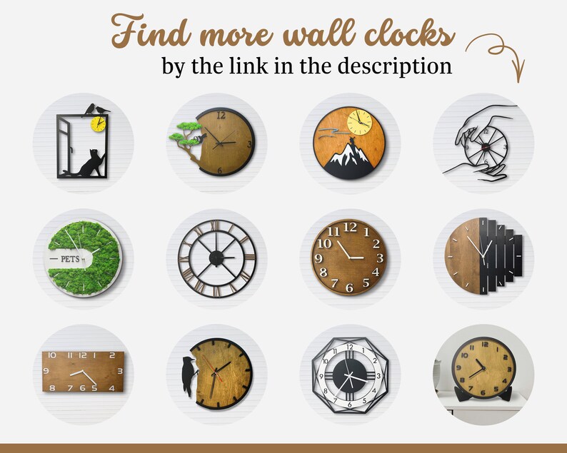 Cooking Wooden Clock Wall | Kitchen Themed Clock | Kitchen Wall Decor ...