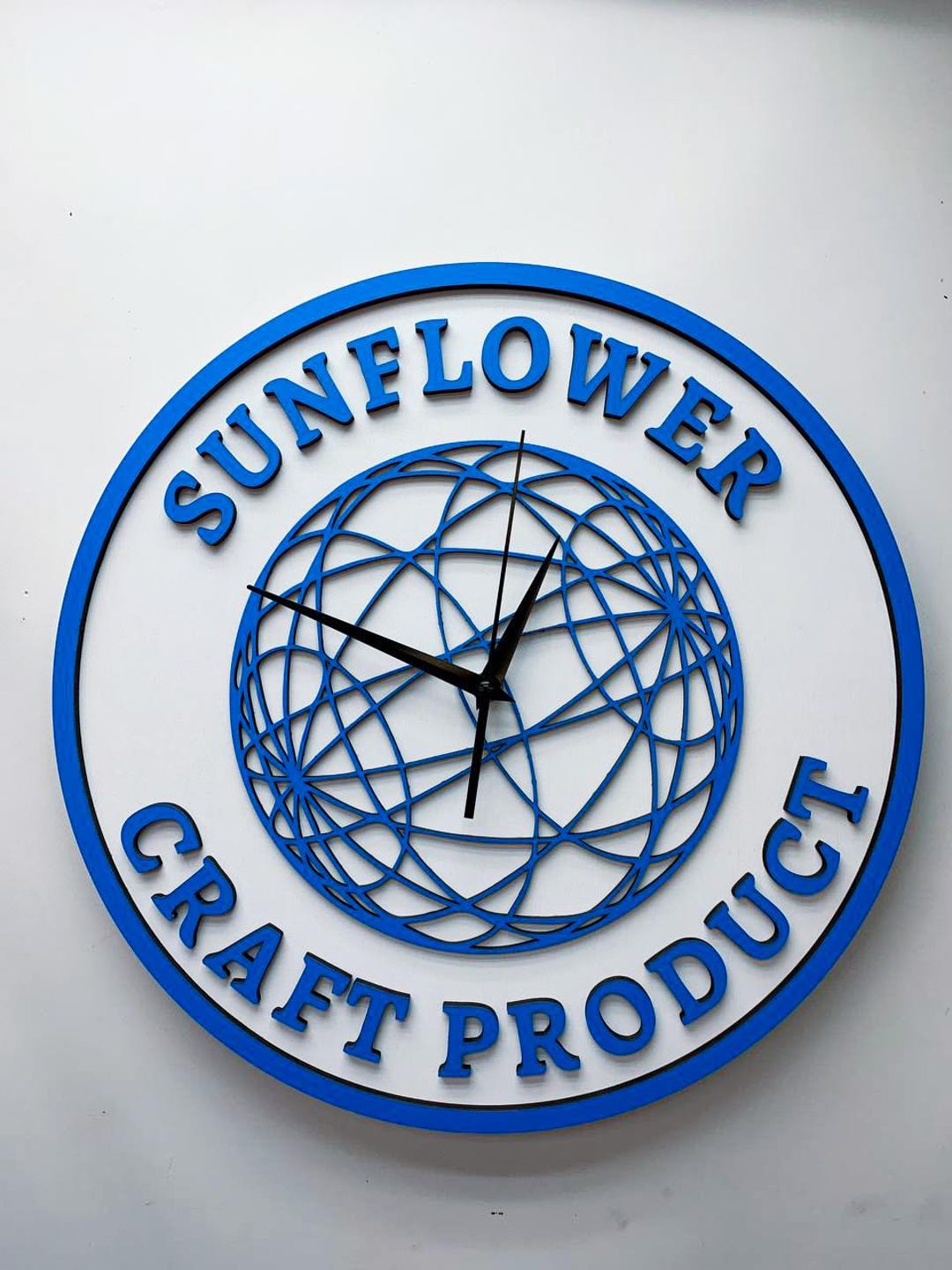 Custom Wooden Logo Clock: Personalized Business Office Decor - Etsy