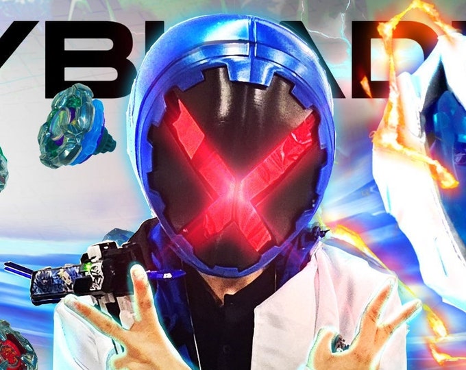 Kamen X Beyblade Helmet Etsy
