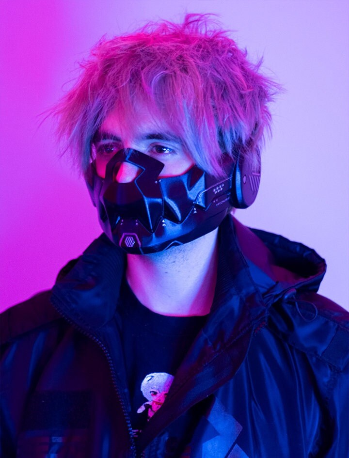 Jetstream Wolf Techwear Mask - Etsy