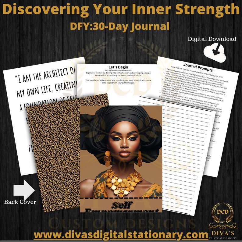 Discovering Your Inner Strength 30 Day Journal for - Etsy