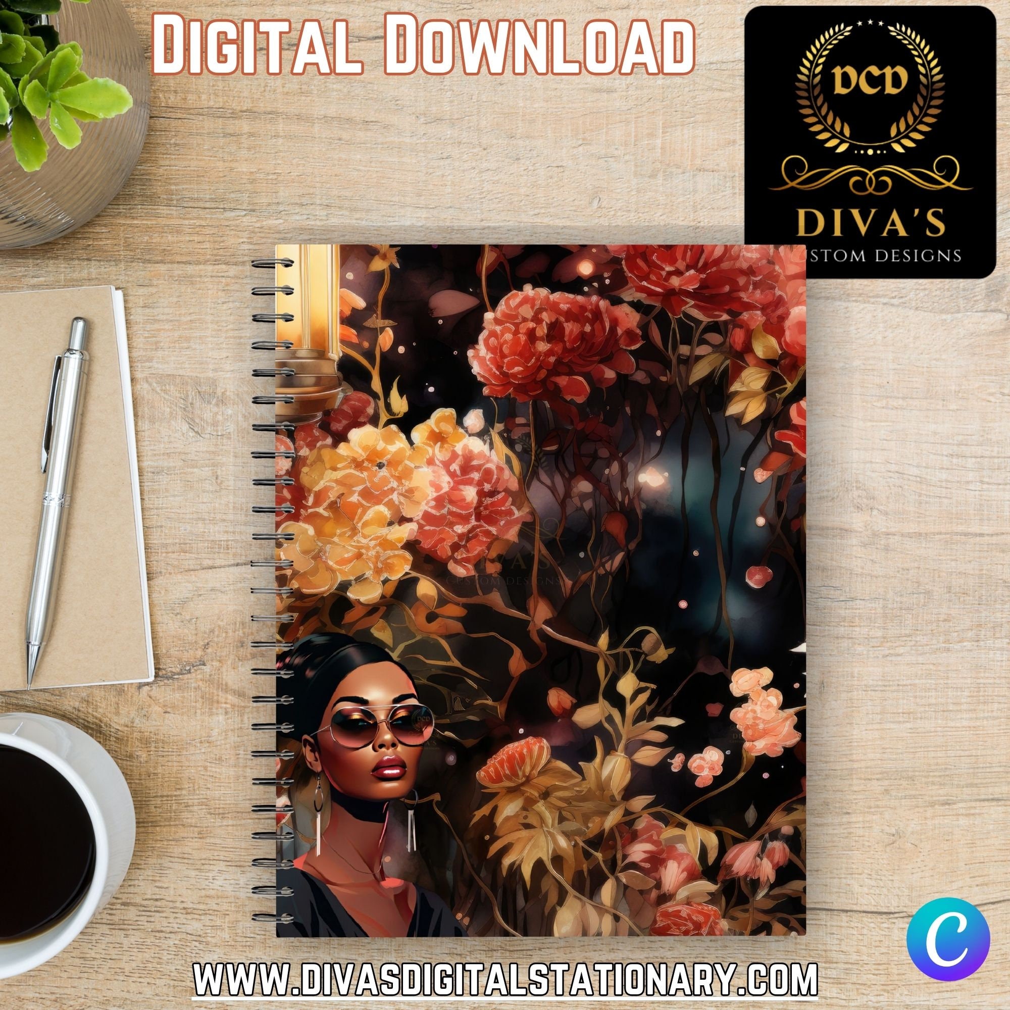 Printable African-american Inspired Stationery Perfect for Self ...