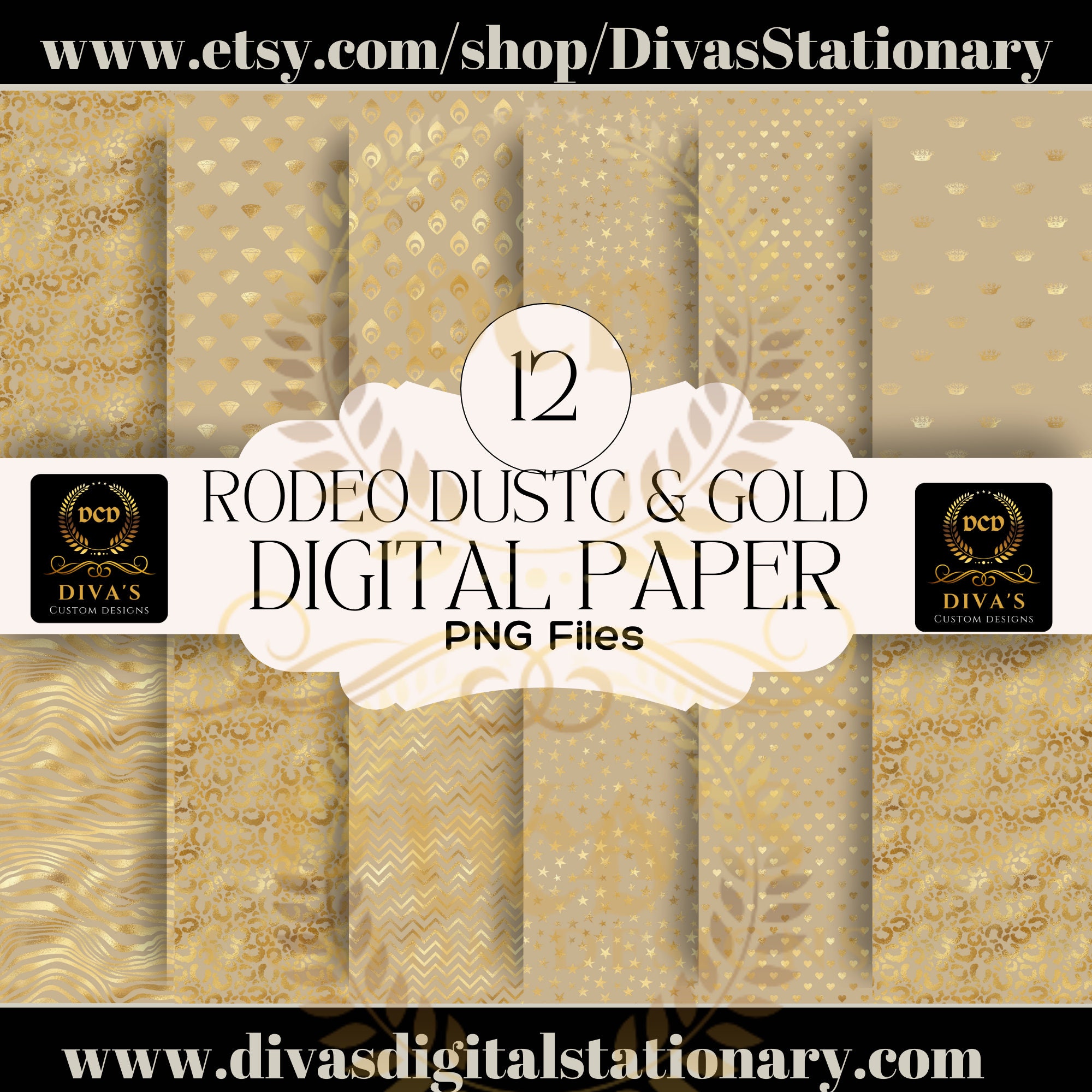 Rodeo Dust & Gold Digital Wallpaper 8.5x11 - Etsy