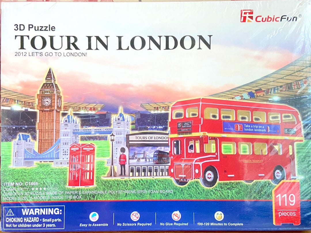 The TOUR IN LONDON Jigsaw Model Kit 3D Jigsaw Puzzles for Adult - Etsy