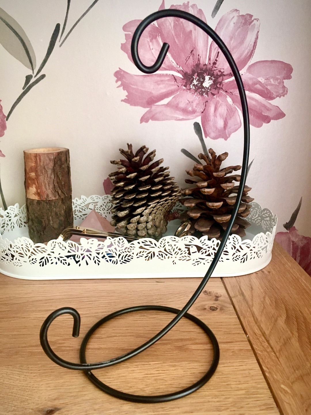 6 Pcs Black Iron Frame Stand for Terrarium Succulent / Glass Bulb DIY ...