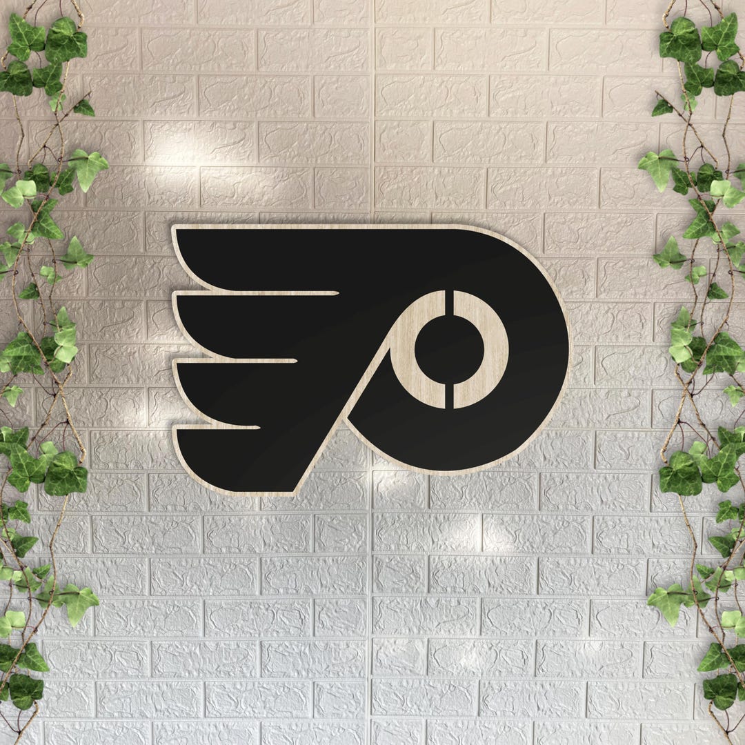 Philadelphia Flyers Wooden Wall Decor, Laser Cut Design With Light and ...
