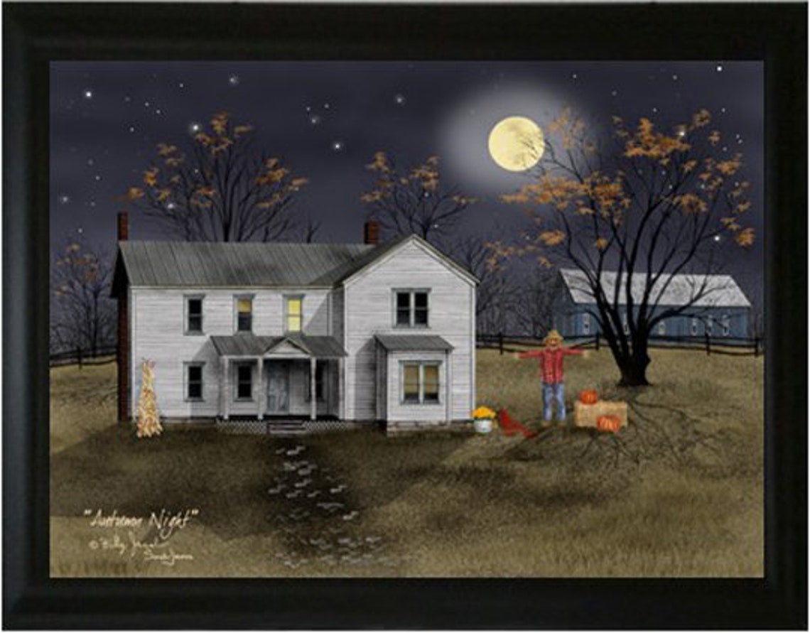 Autumn Night - Framed Art by Billy Jacobs- NEW RELEASE!! - Etsy