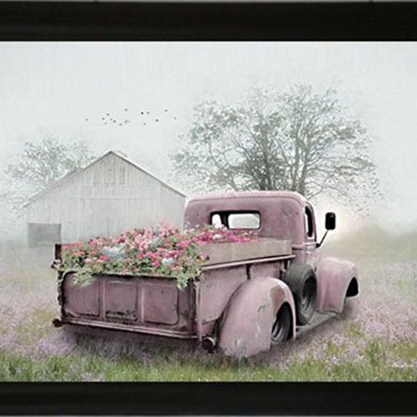 Canvas Flower Truck - Etsy