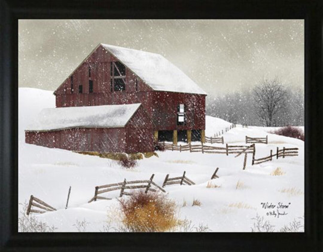 Winter Storm - Framed Art by Billy Jacobs - Etsy