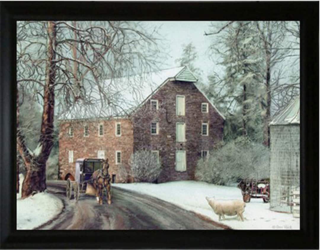 Winter Ride - Framed Art by Don Vack - Etsy