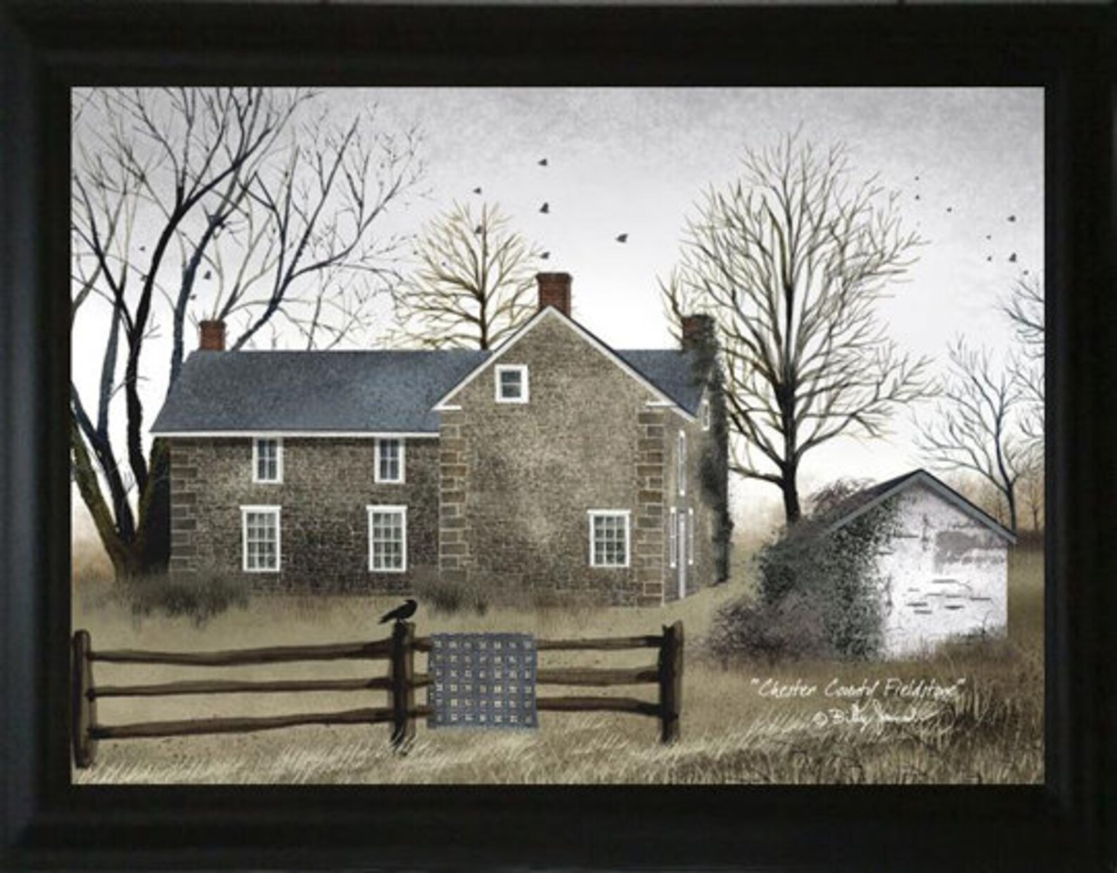Chester Country Fieldstone - Framed Art by Billy Jacobs - Etsy