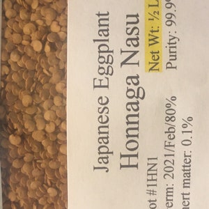 100 HONNAGA NASU Japanese Long Eggplant Seeds 本長茄 - Etsy