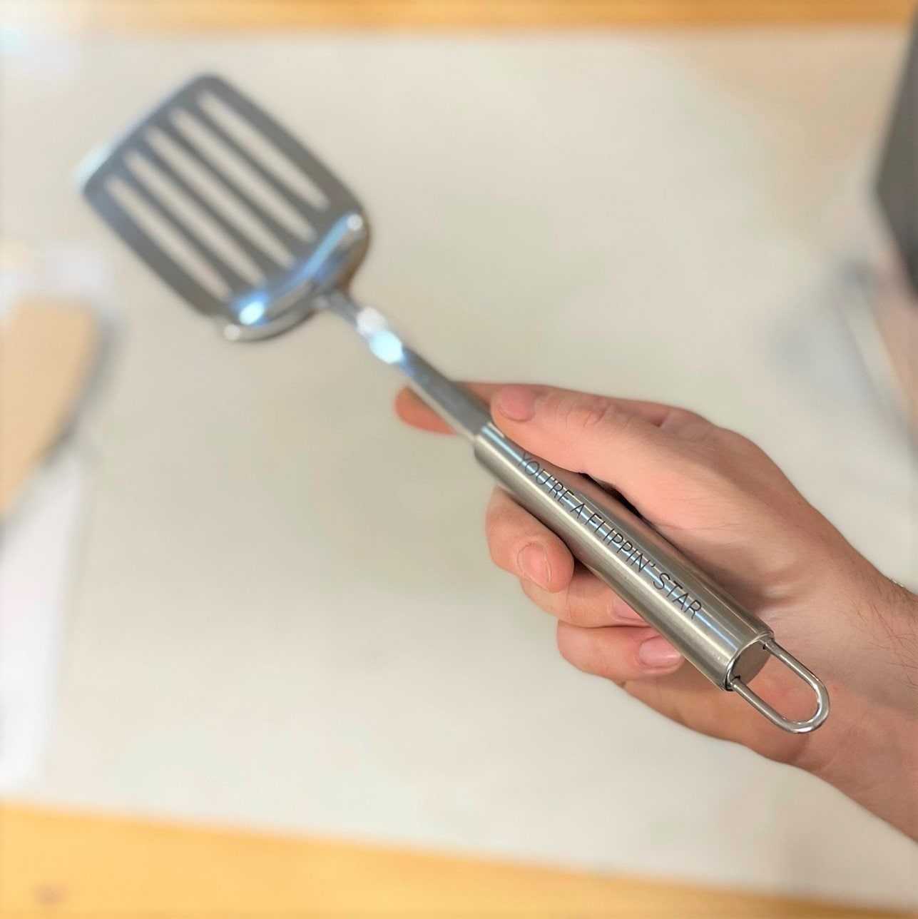 Personalised Stainless Steel Spatula Bespoke Fish Slice - Etsy