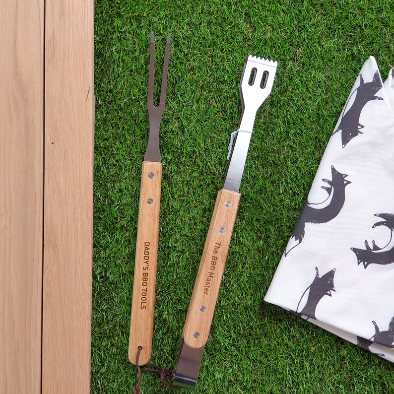Personalised BBQ Utensils Set - BBQ Tools for the Home - Personalised ...