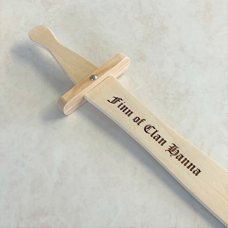 Personalised Wooden Sword Role Play Gift for Kids Viking - Etsy