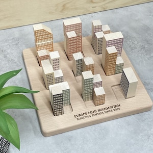 Personalised Wooden City Building Blocks | Building Blocks for Kids ...