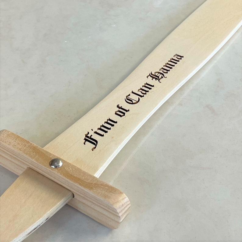 Personalised Wooden Sword Role Play Gift for Kids Viking | Etsy