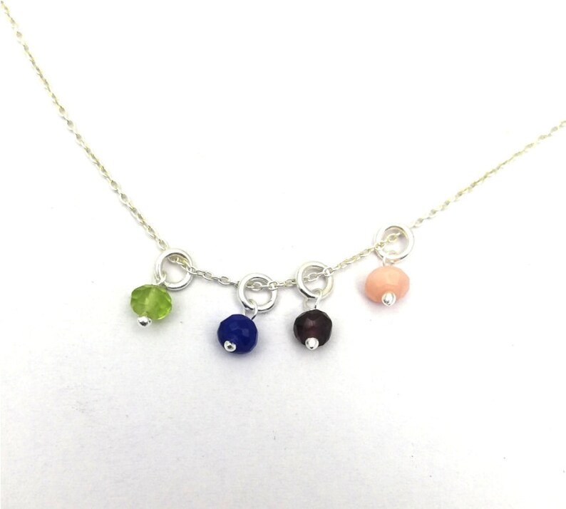 Tiny Gemstone Charm Wire Wrapped Birthstone Charms Earring - Etsy