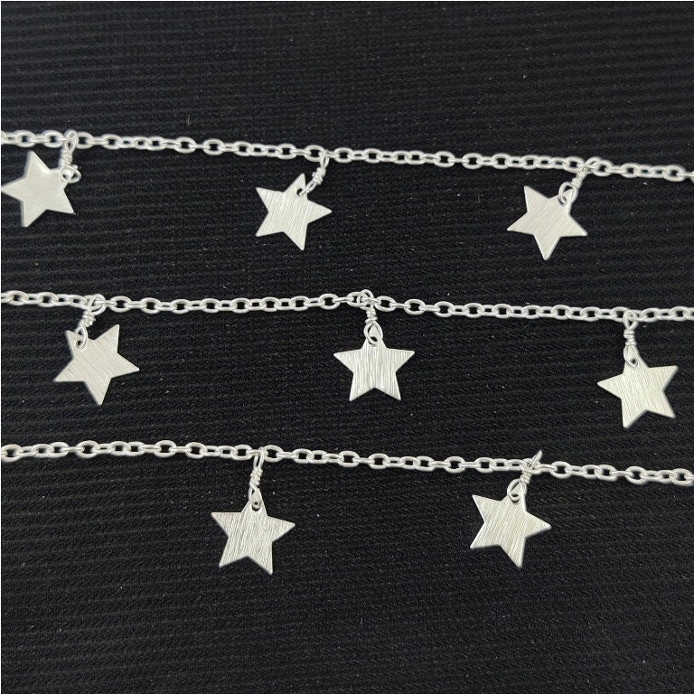 Star Design Chain Necklace Jewelry Earring Jewelry Finding - Etsy UK